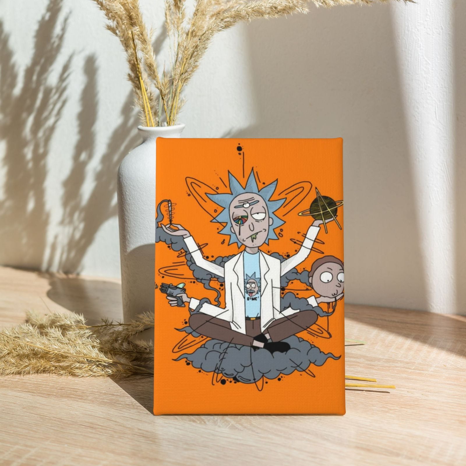 Rick And Morty Poster Canvas Painting Living Room Home Decorative ...