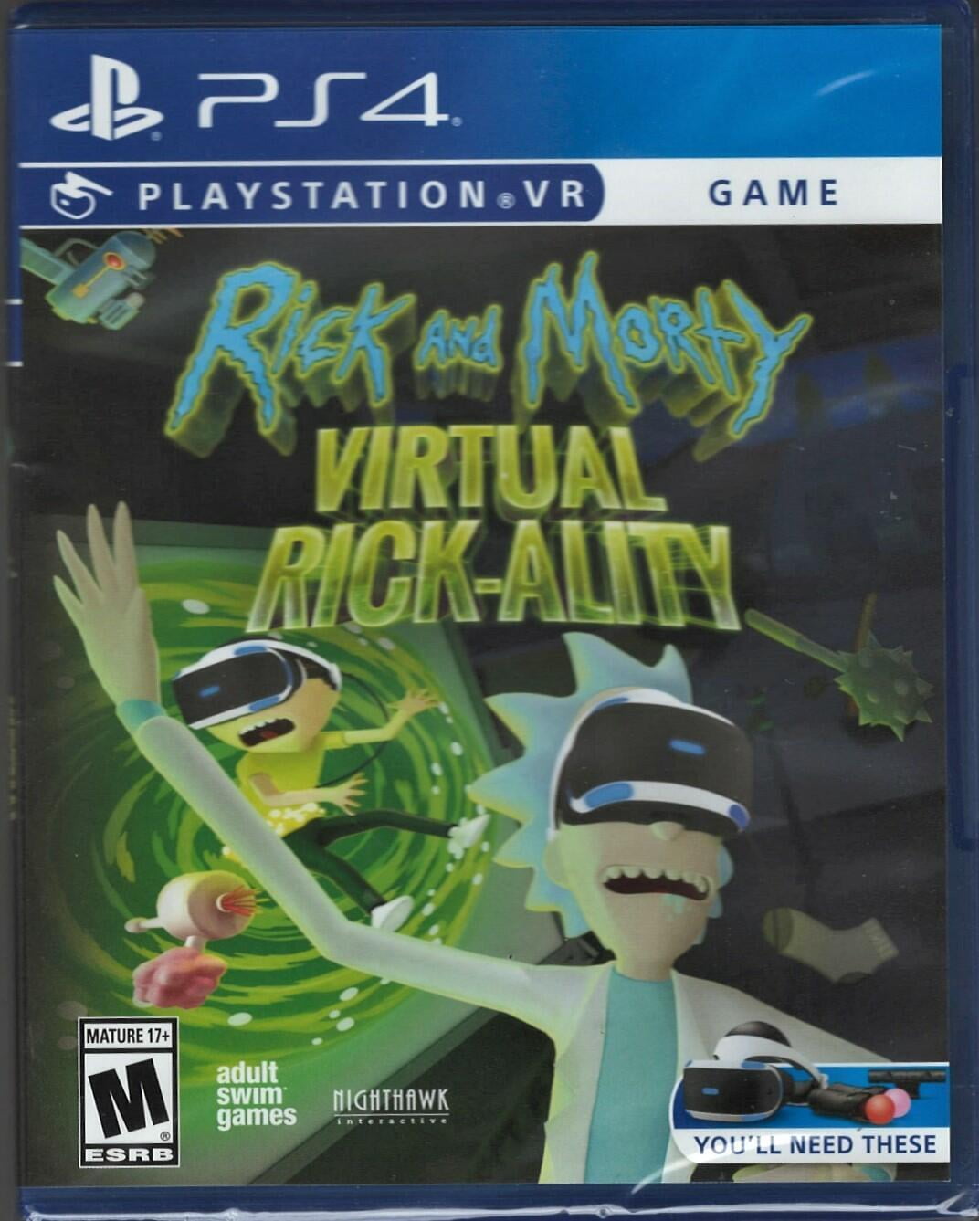 Rick & Morty Virtual Rick-Ality (PlayStation VR) PS4 (Brand New Factory ...