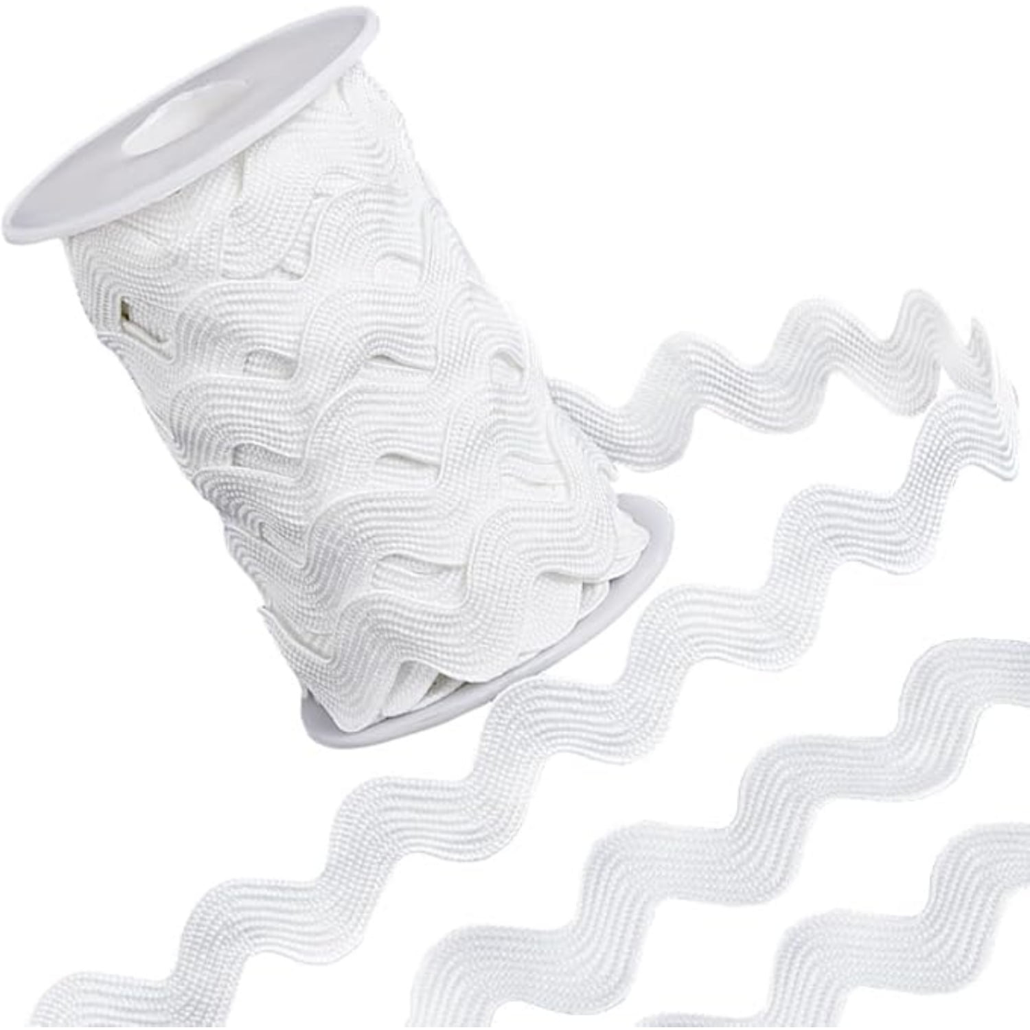 Rick Rack Trim 0.4 Inch Ribbon for Sewing Wave Bending for Decorating ...