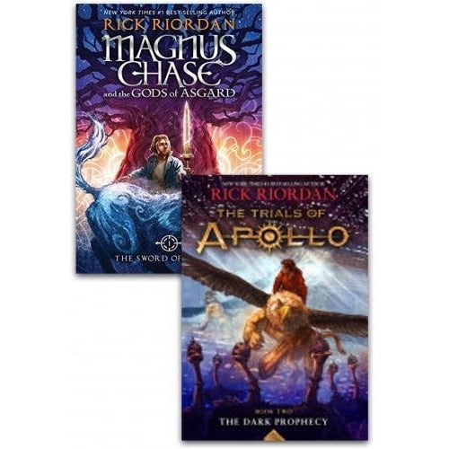 Rick Riordon Deluxe 2 Books Collection Set Magnus Chase And The Gods Of ...