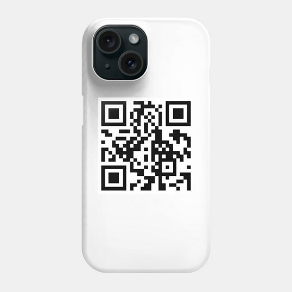 Rick Roll GIF QR Code Funny Prank Meme Compatible Phone Case for iPhone ...