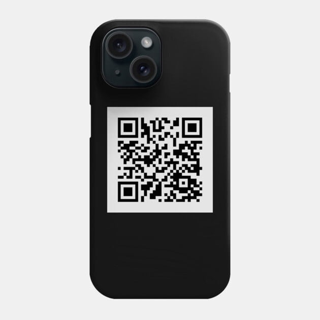 Rick Roll QR Code Funny Prank Music Meme Compatible Phone Case for ...
