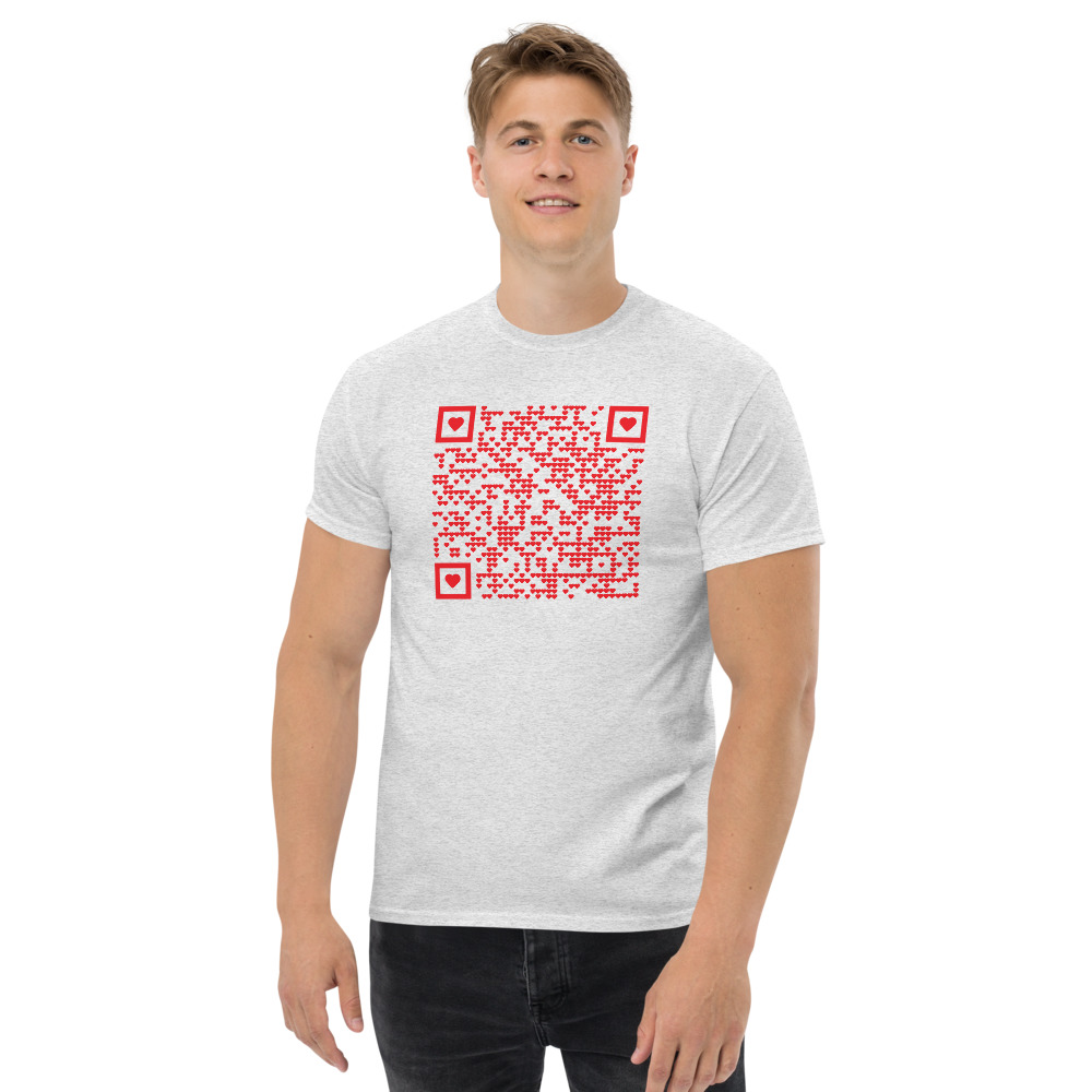 Rick Roll QR Code Tee: The Trolling Classic (Ash, S) - Walmart.com