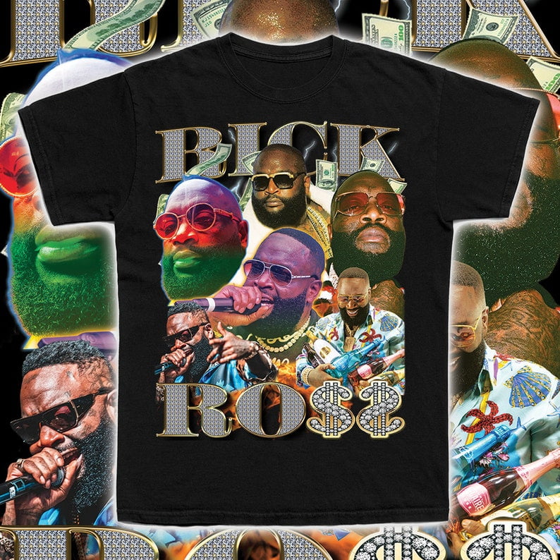 Rick Ross , T-shirt design, bootleg tees design, ready to print ...