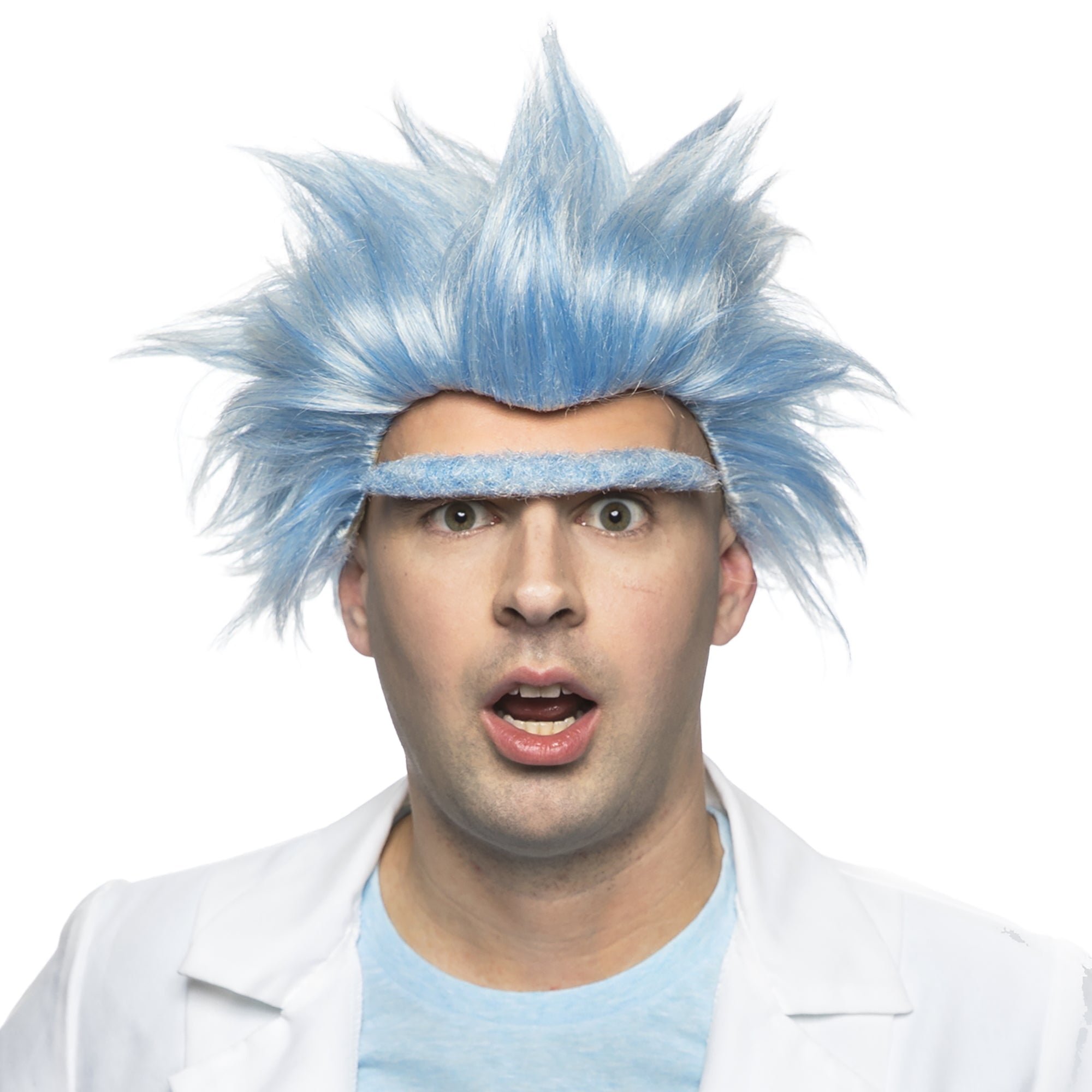 Mad Gramps Wig - Rick Sanchez - Blue/Silver - Rick & Morty - Costume ...
