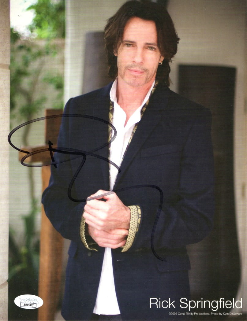 Rick Springfield Signed Autographed 8.5X11 Photo Sexy Jacket JSA ...