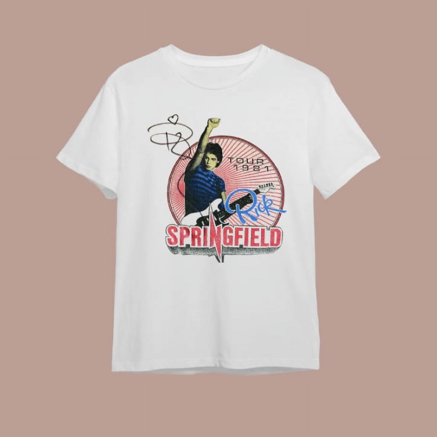 Rick Springfield signature Gift For Fans Unisex All Size Shirt ...