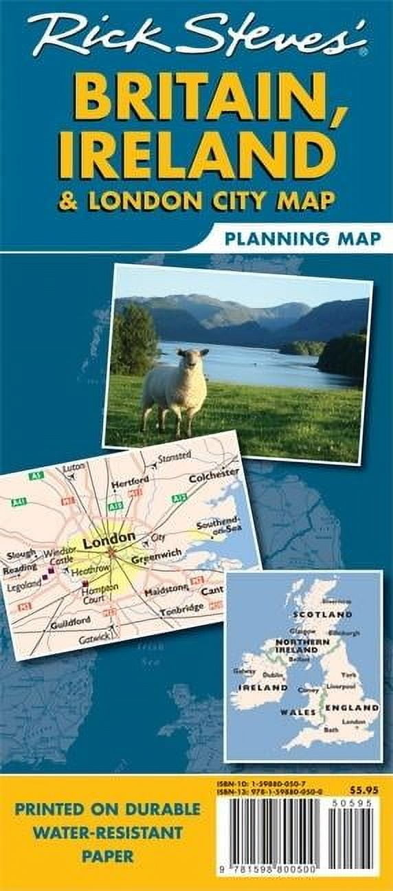 Rick Steves Britain, Ireland & London Planning Map (Other) - Walmart.com
