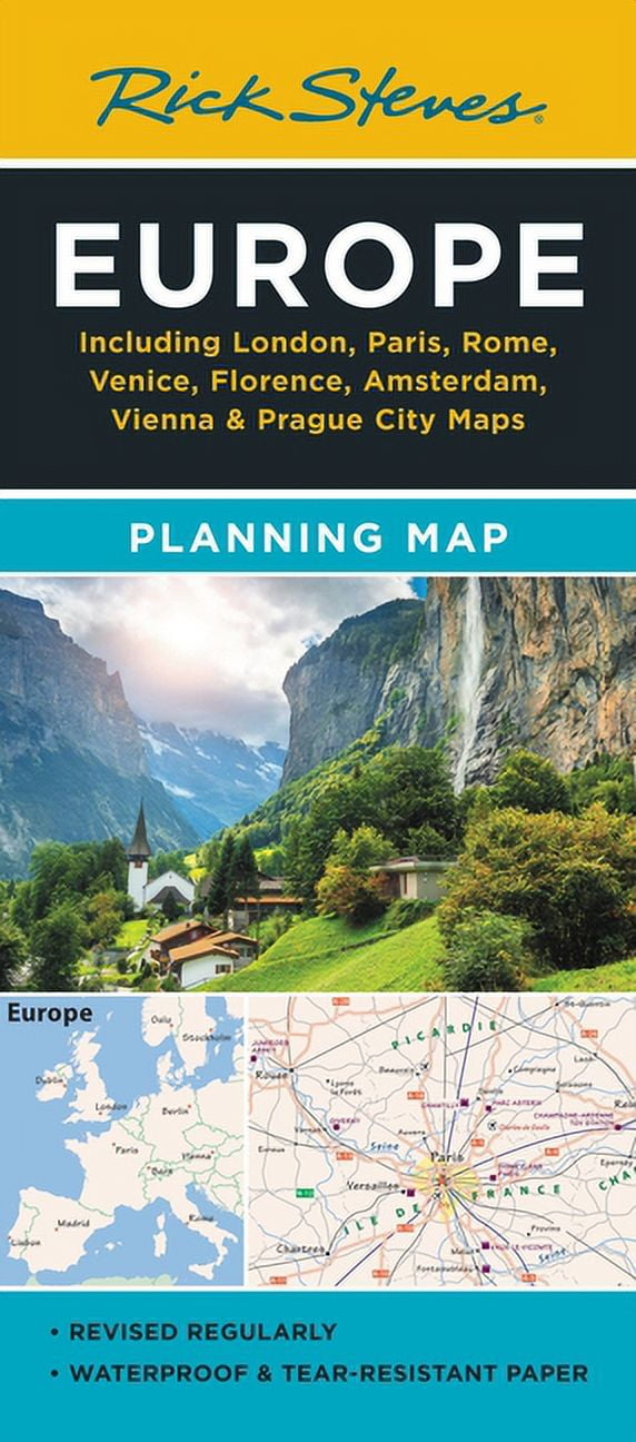 Rick Steves Rick Steves Europe Planning Map: Including London, Paris ...