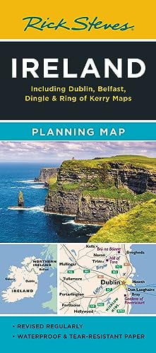 Pre-Owned Rick Steves Ireland Planning Map: Including Dublin, Belfast ...