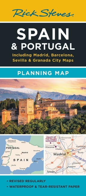Rick Steves Rick Steves Spain & Portugal Planning Map: Including Madrid ...
