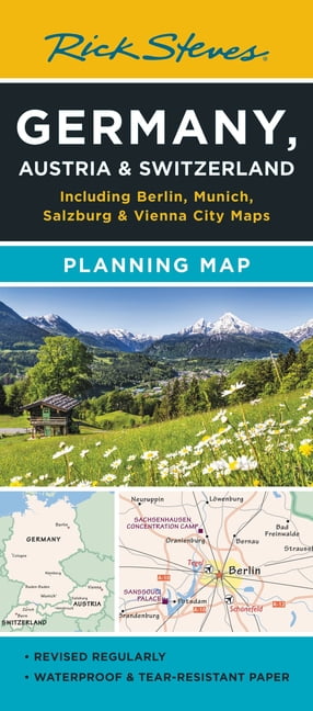Rick Steves: Rick Steves Germany, Austria & Switzerland Planning Map ...