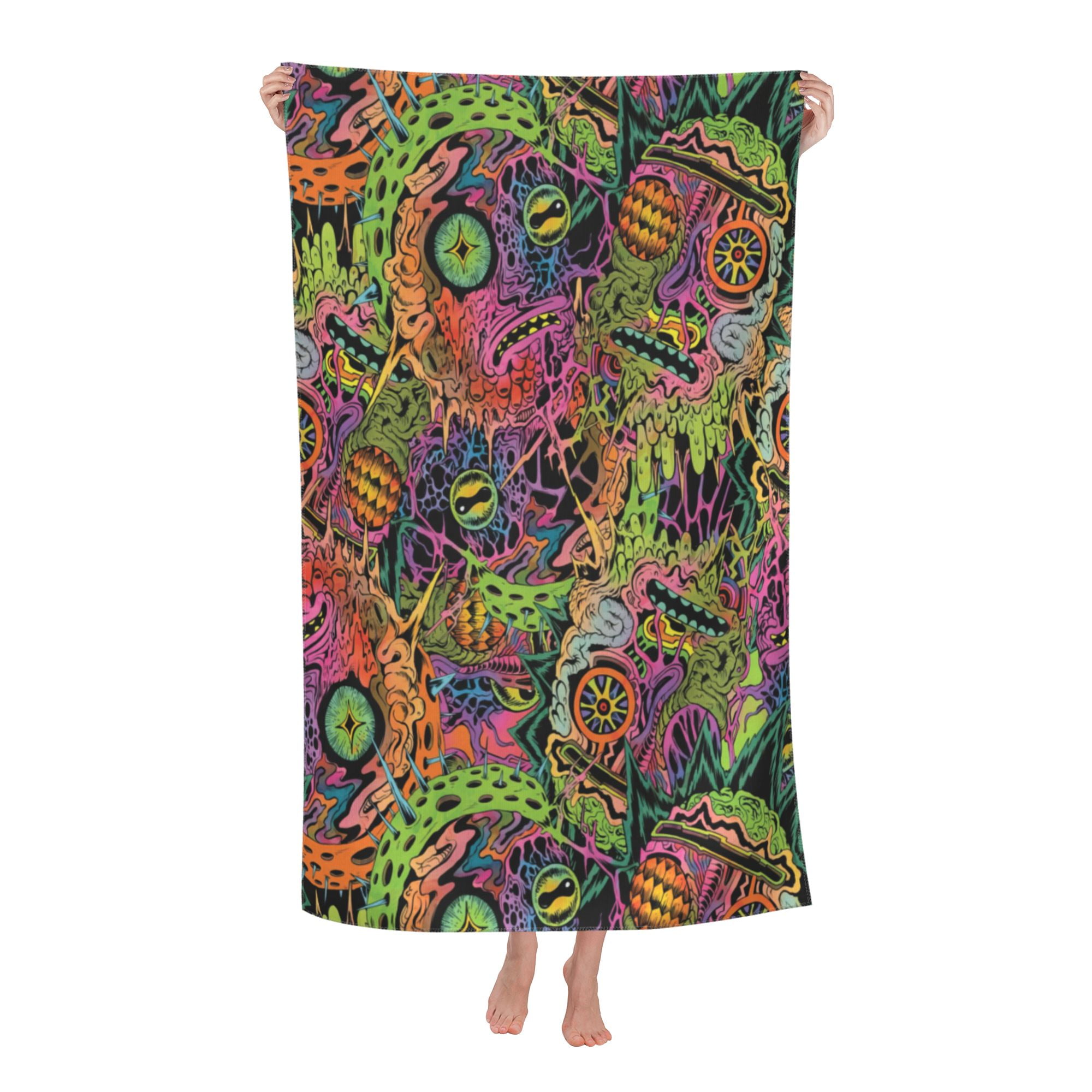 Rick and Morty Beach Towels Quick Dry Microfiber Soft and Absorbent ...