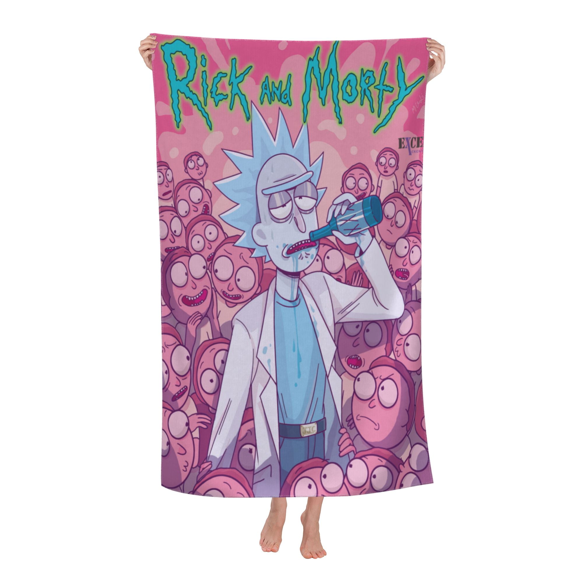 Rick and Morty Beach Towels Quick Dry Microfiber Soft and Absorbent ...
