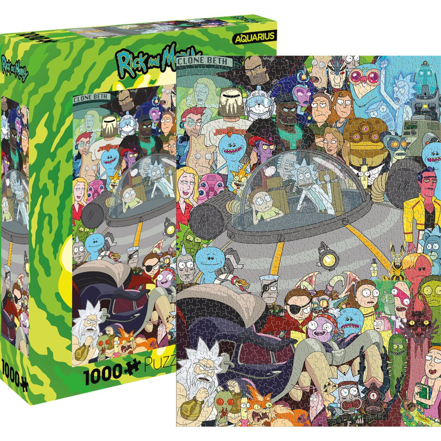 Rick and Morty Cast 1000 Piece Jigsaw Puzzle - Walmart.com