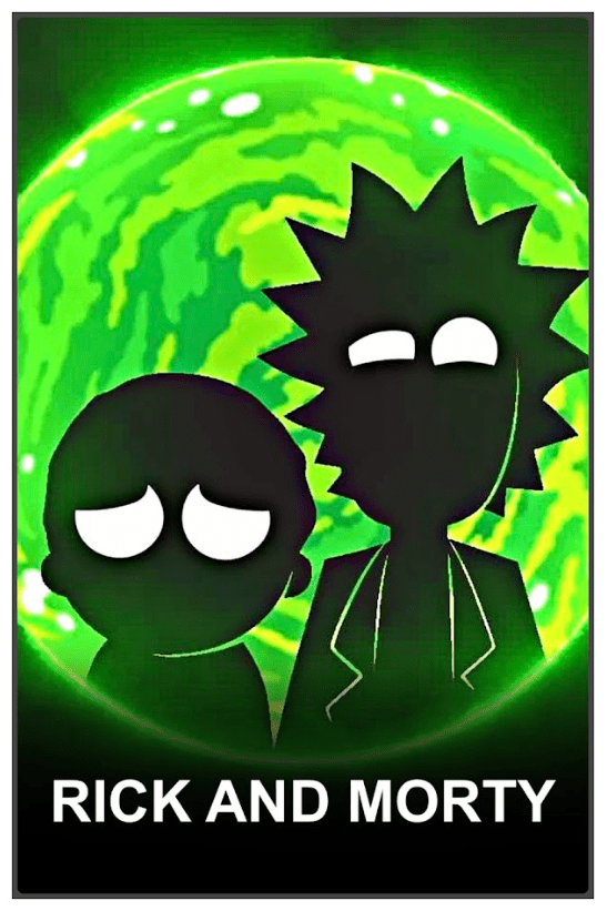 Rick and Morty 2013 Poster 24x36 - Animated Sci-Fi Comedy Eccentric ...