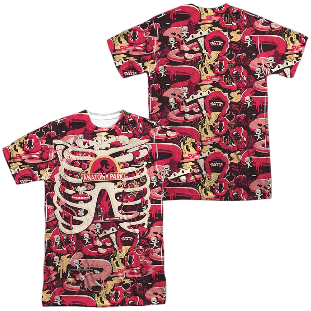Rick and Morty Anatomy Park (Front/Back Print) Unisex Adult Sublimated ...