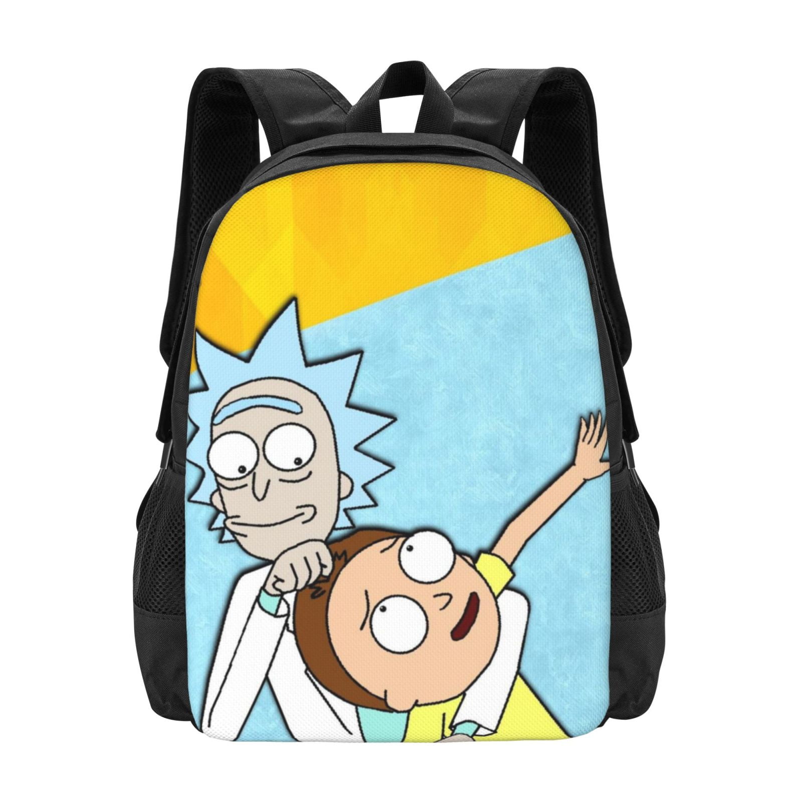 Rick and Morty Backpack, 3D Printed School Backpack, Waterproof ...