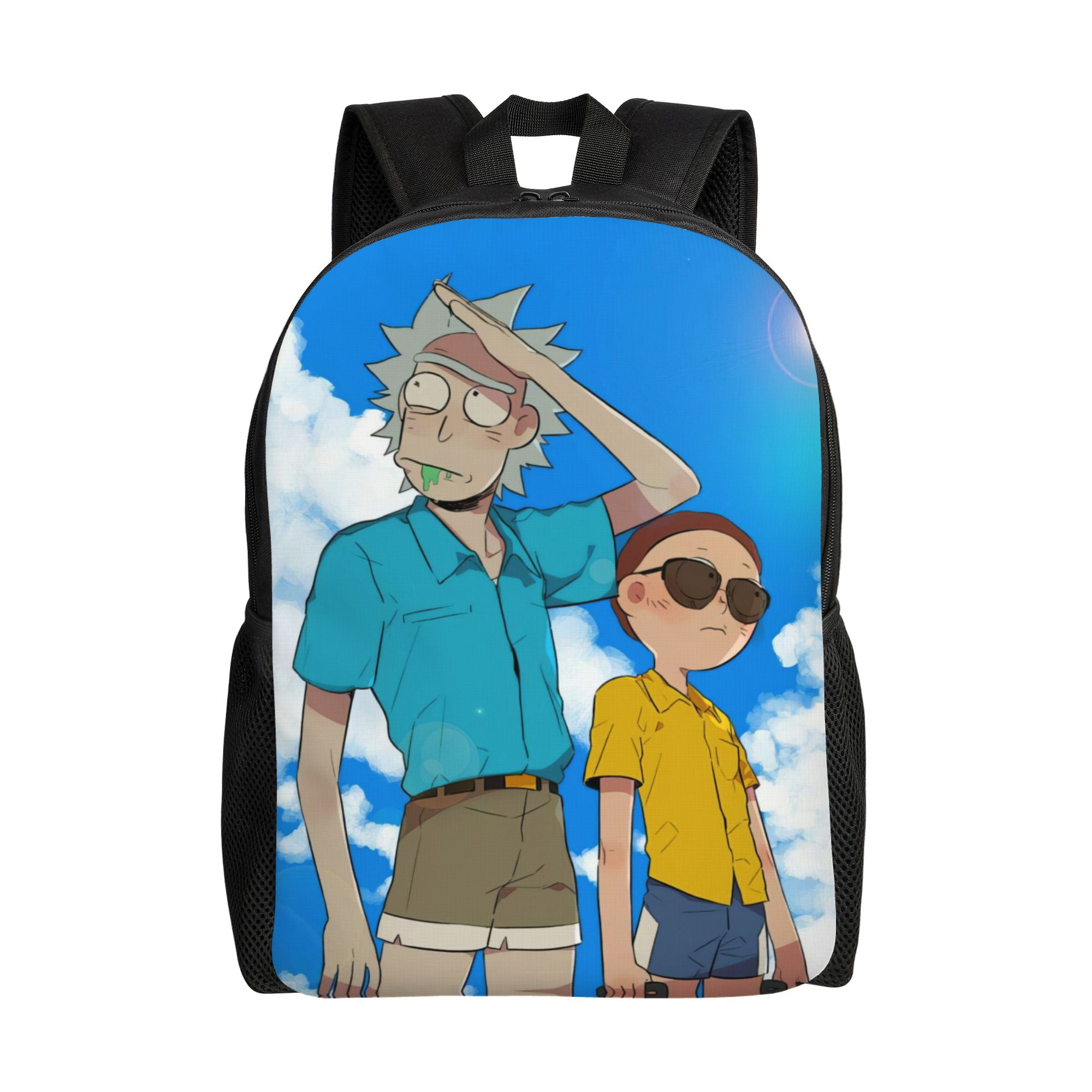 Rick and Morty Backpack Simple Lightweight Backpack Travel Backpack ...