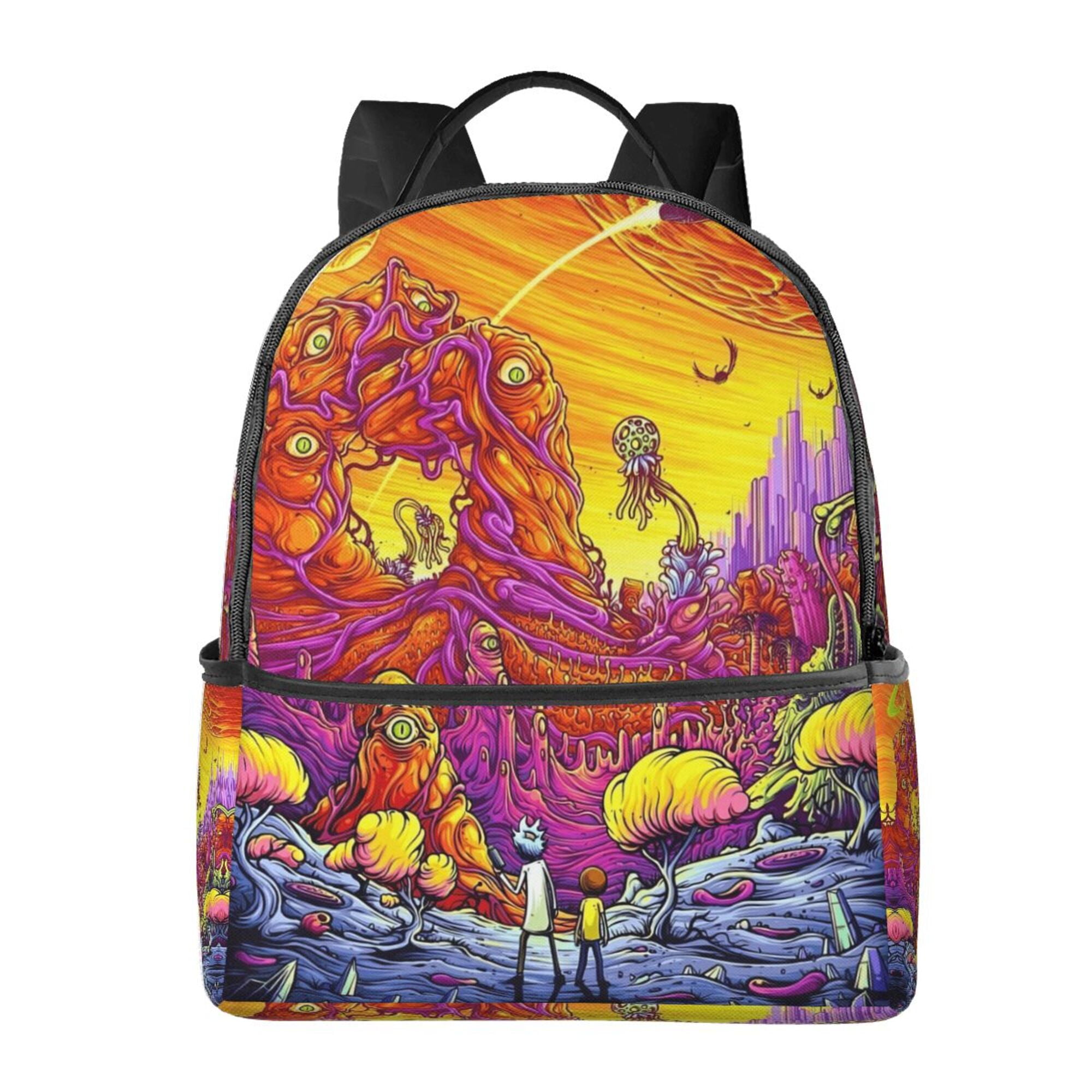 Rick and Morty Backpack Stylish Lightweight Travel Backpack for Adult ...
