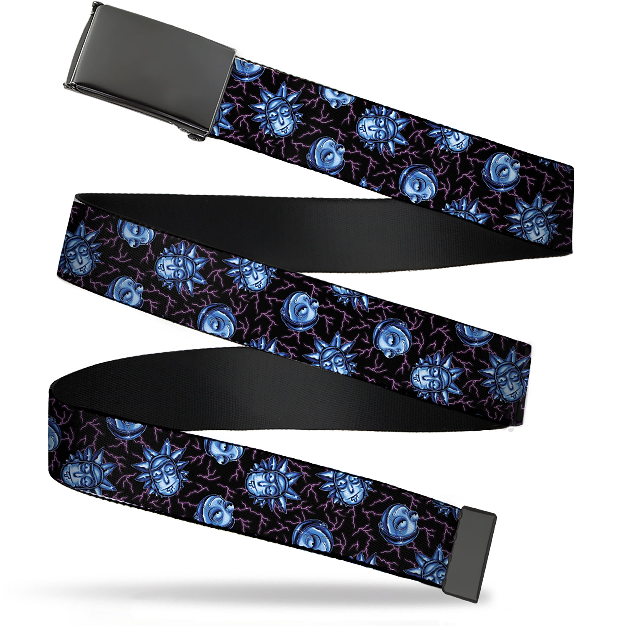 Adjustable Belt, Clamp Buckle, Cut-to-Fit, Rick and Morty Electric ...
