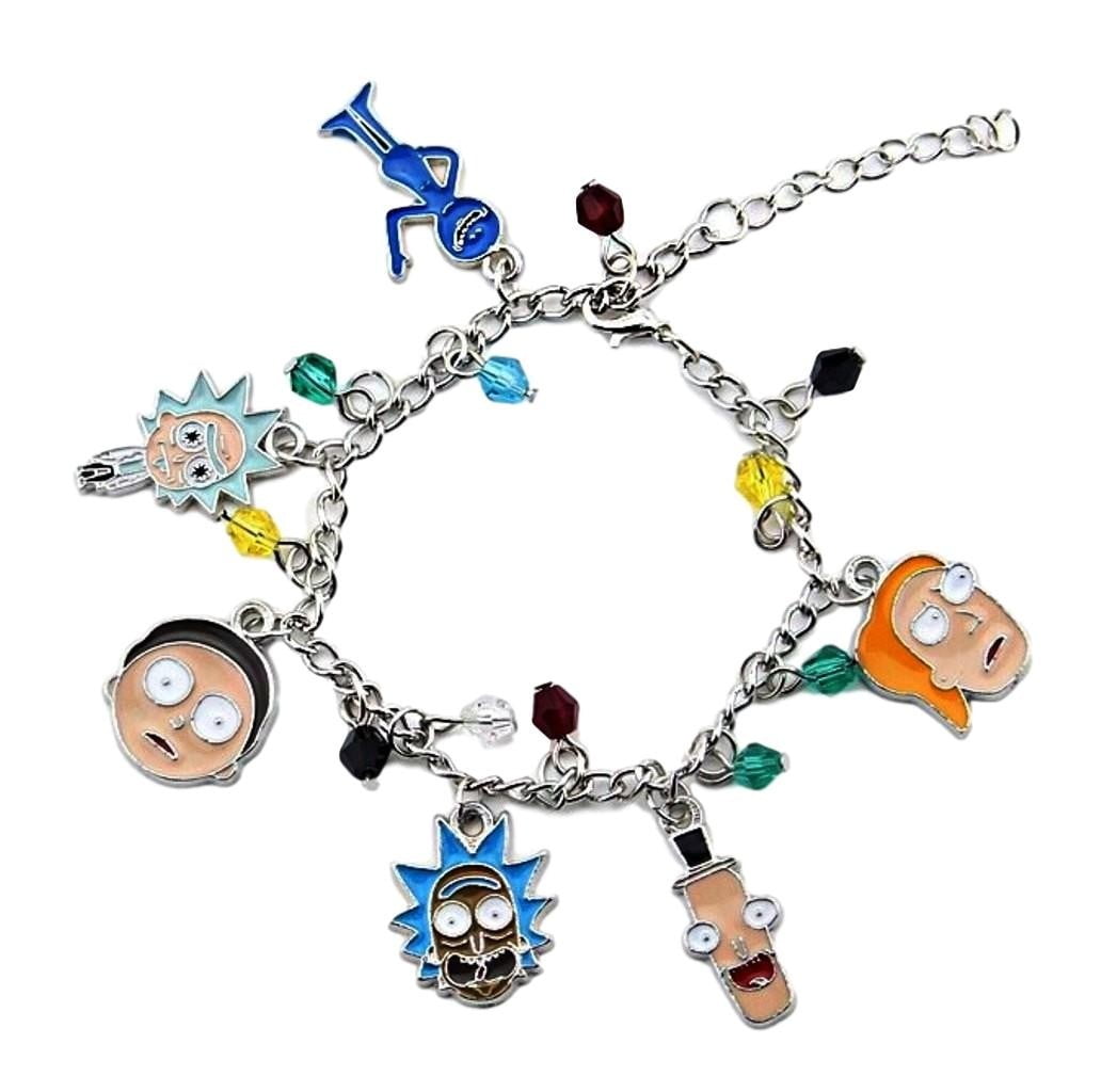 Rick and Morty Characters Charm Bracelet - Walmart.com