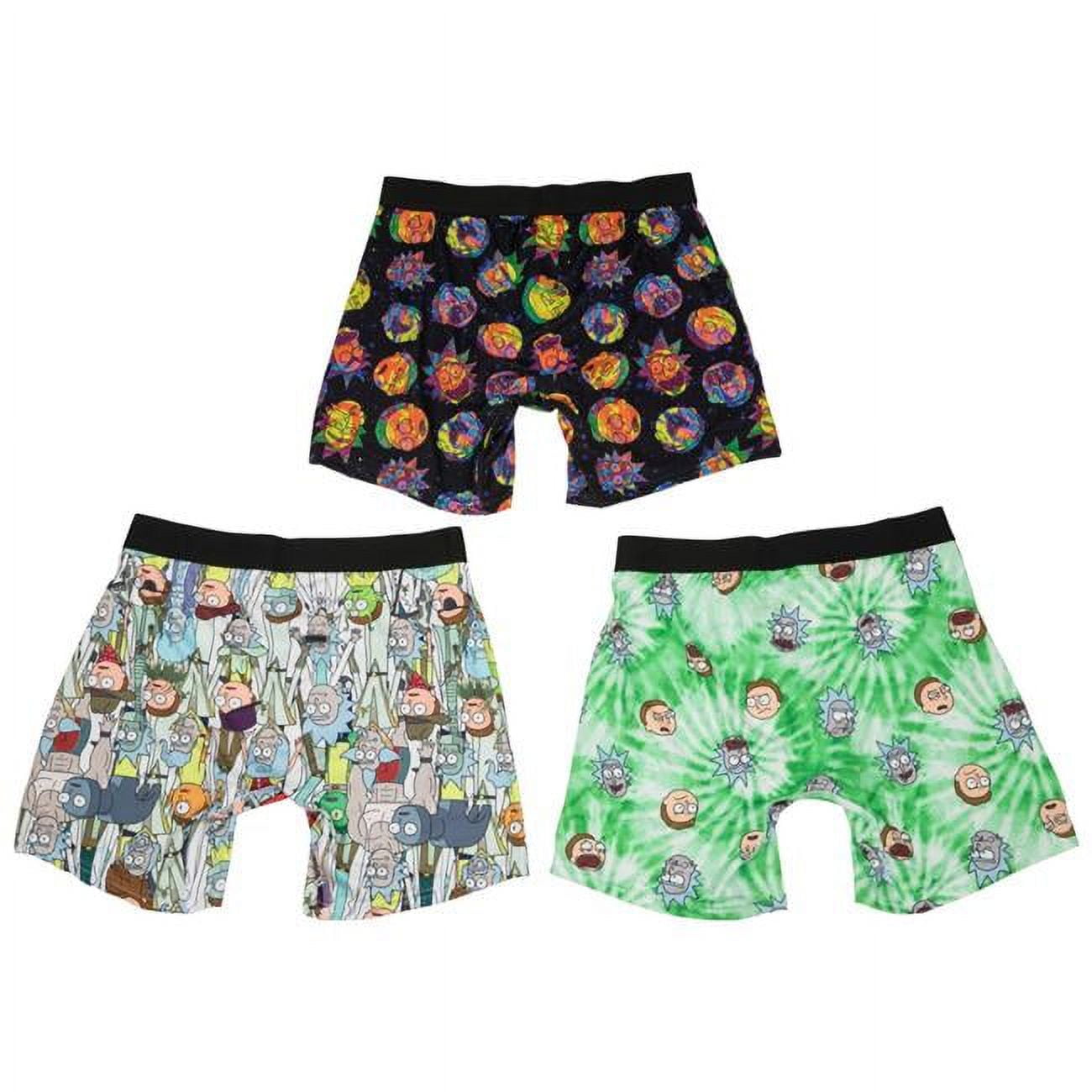 Rick and Morty Classic 3-Pack Boxer Brief Set-XLarge - Walmart.com