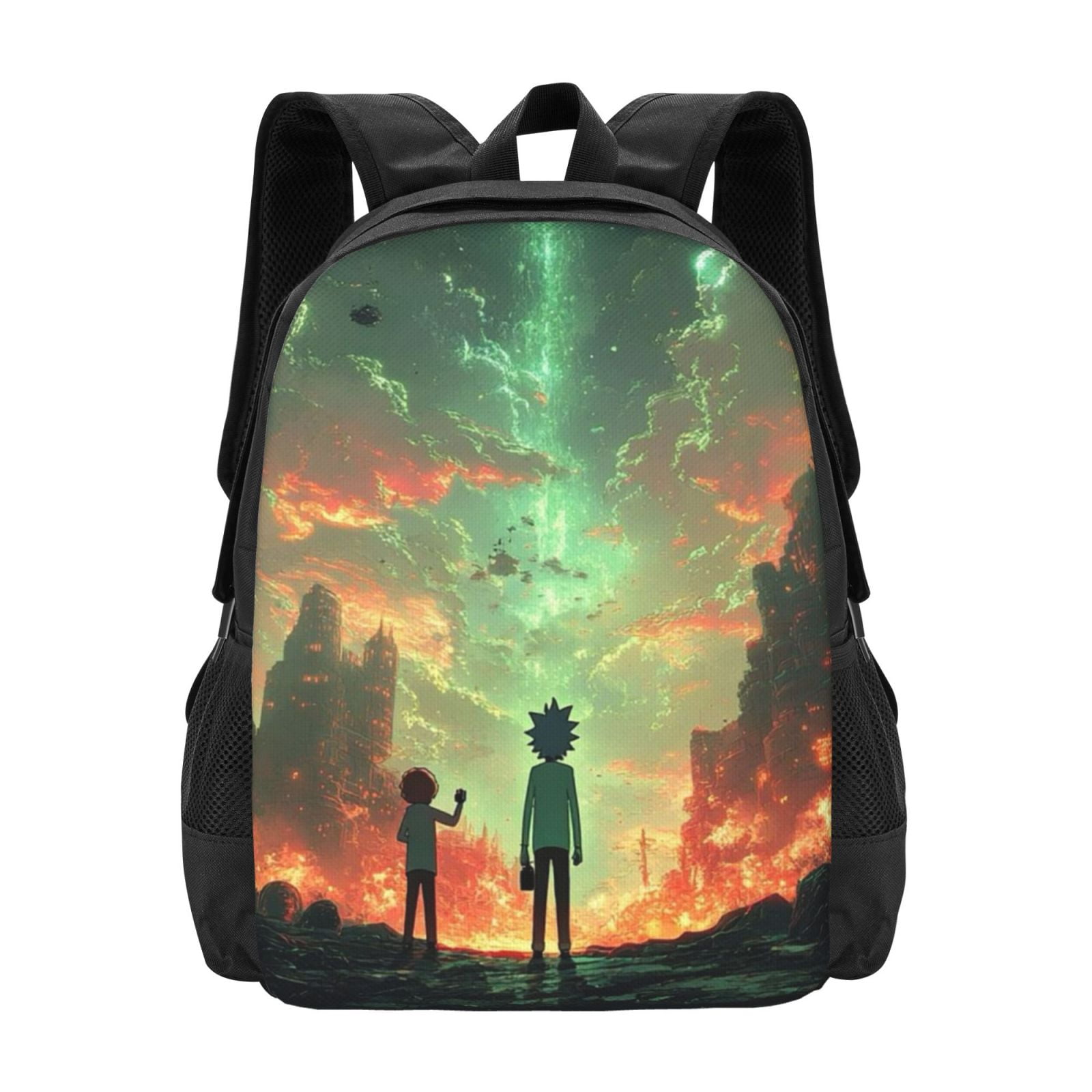 Rick and Morty Classic Backpack，Lightweight Casual Laptop Backpack for ...