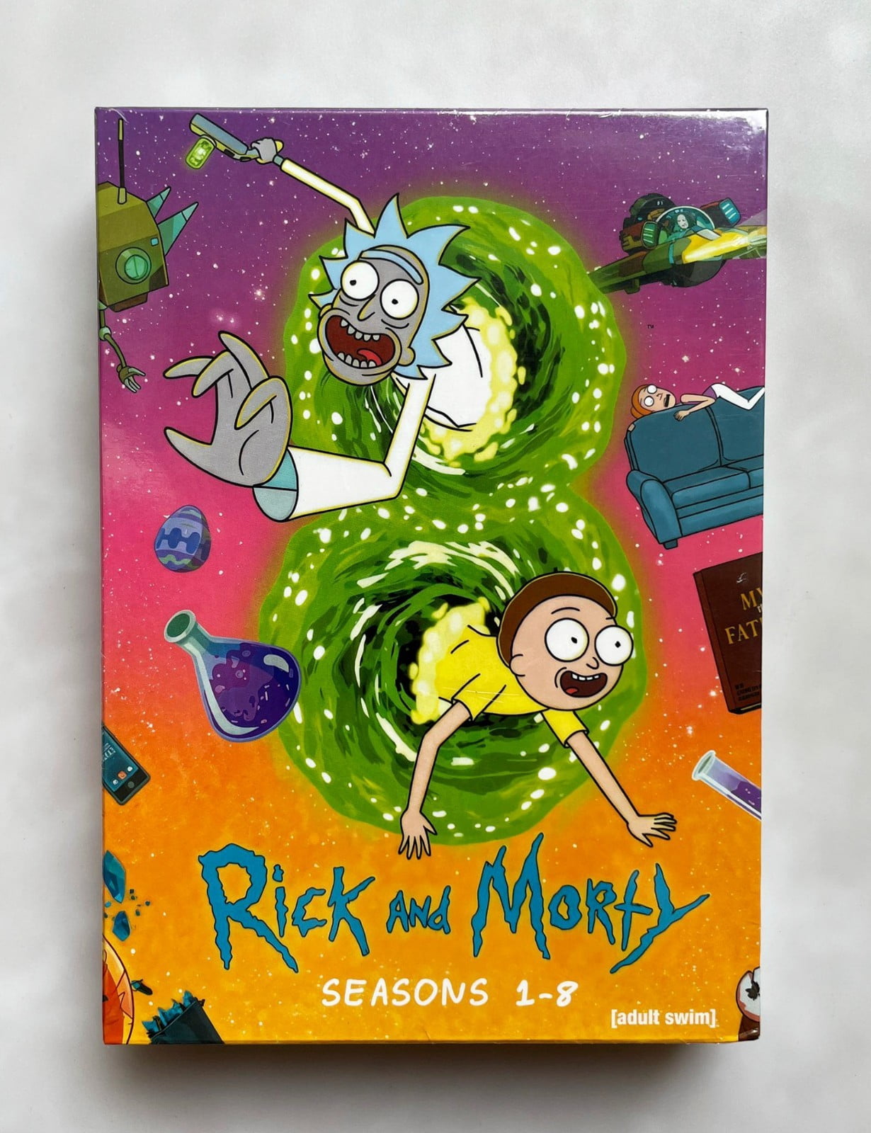 Rick and Morty : Complete Series Season 1-8 (DVD,16-Disc Box Set) New ...