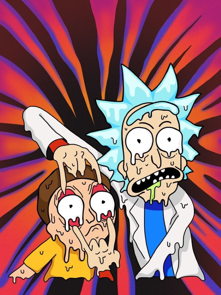 Rick and Morty Diamond Painting Kits for Adults, 12x16 Inch Animation ...