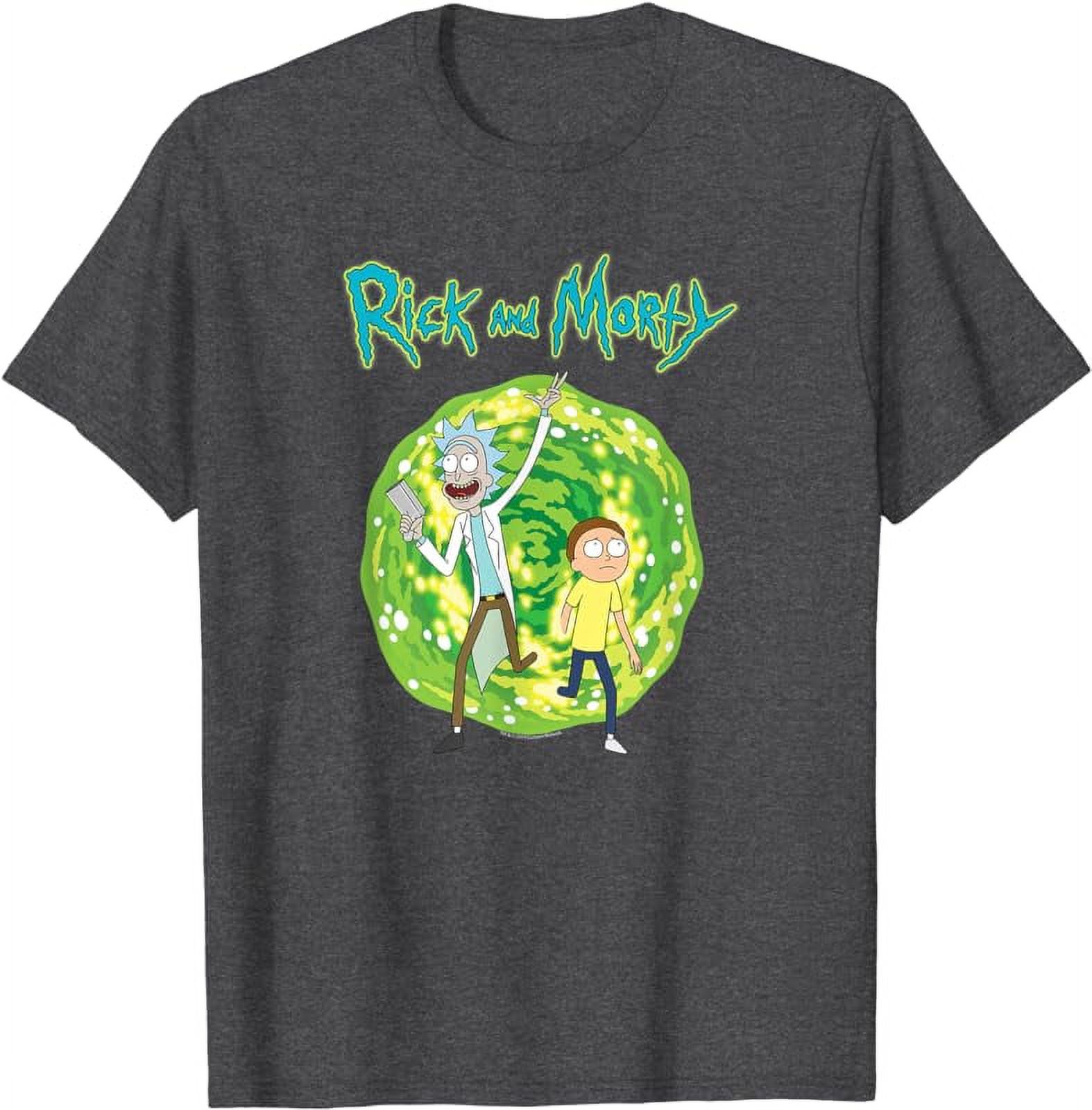 Rick and Morty Dimension Portal,Short Sleeve T-Shirt Graphic For Men ...