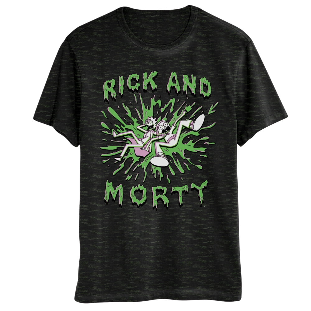 Rick and Morty Falling into an Acid Vat Mens and Womens Short Sleeve T ...