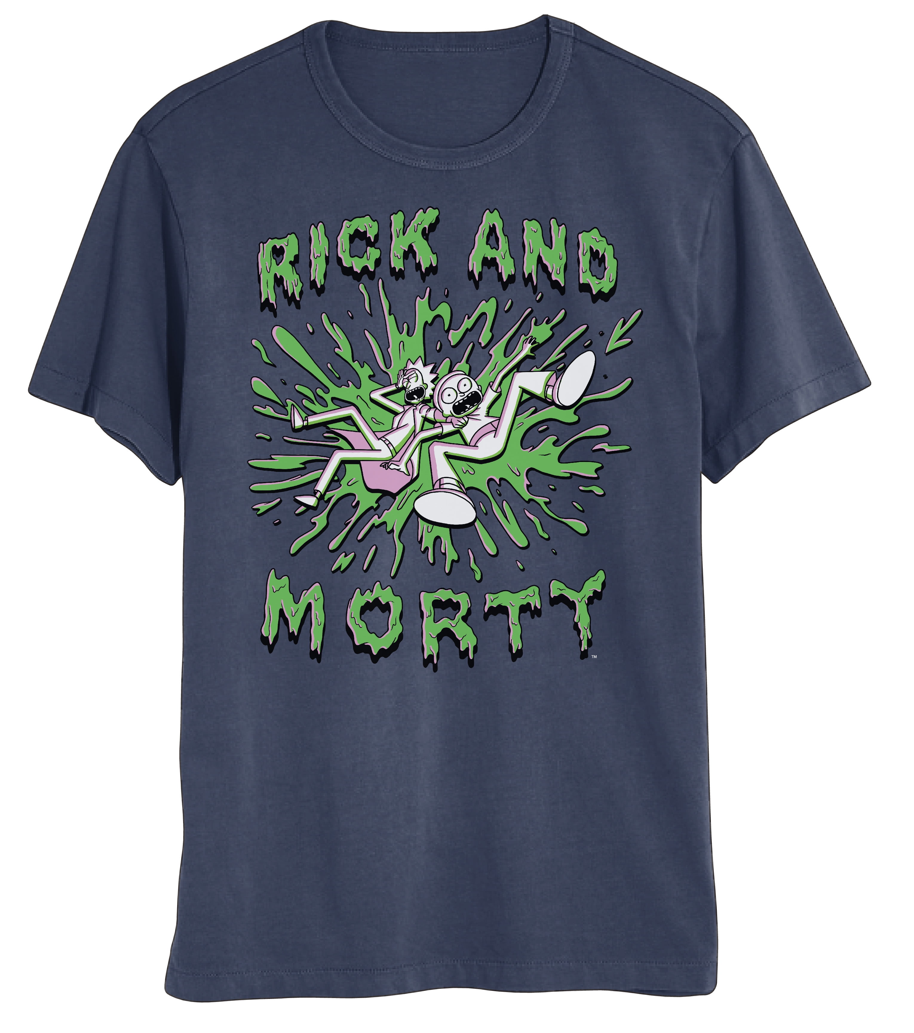 Rick and Morty Falling into an Acid Vat Mens and Womens Short Sleeve T ...