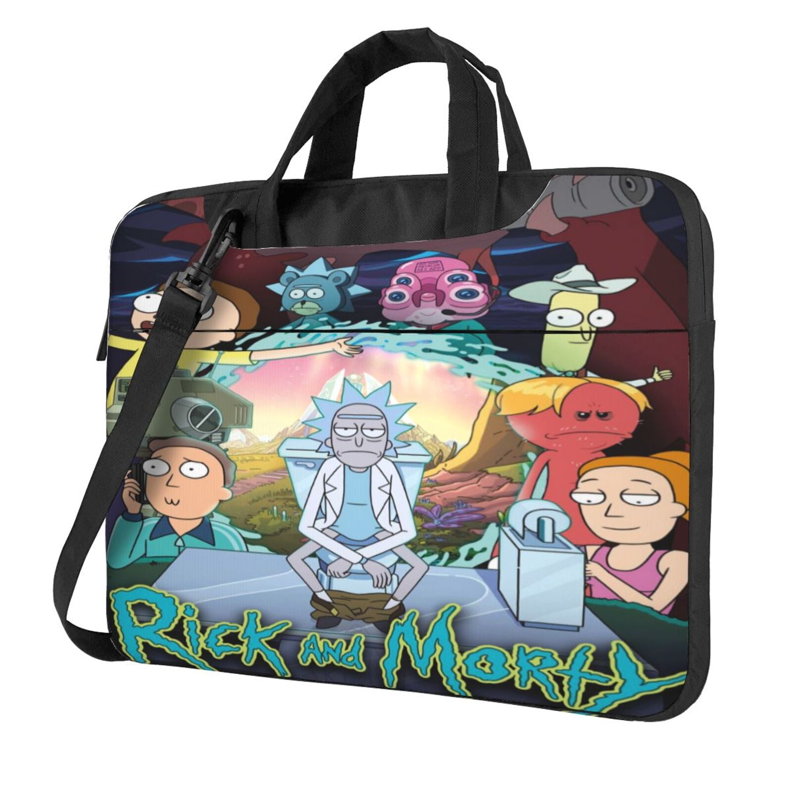 Rick and Morty Laptop Case, Computer Bag Computer Case Laptop Briefcase ...