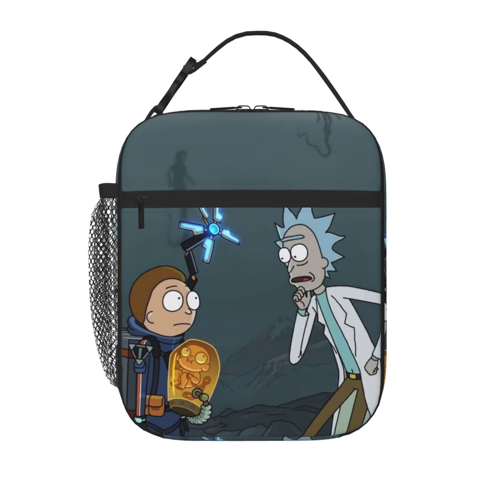Rick and Morty Lunch Bag, Reusable Portable Lunch Box, Leakproof Tote ...