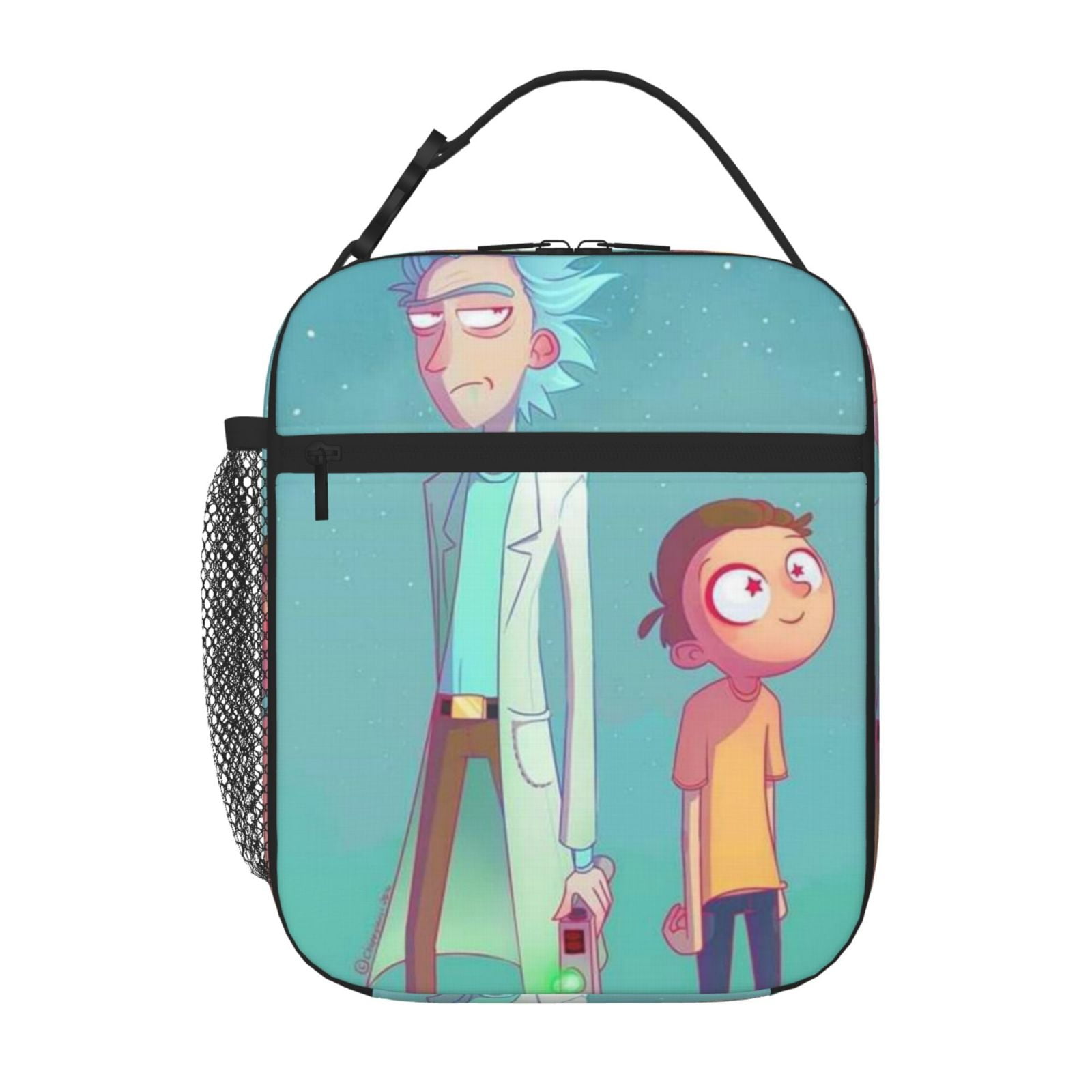 Rick and Morty Lunch Bag, Reusable Portable Lunch Box, Leakproof Tote ...