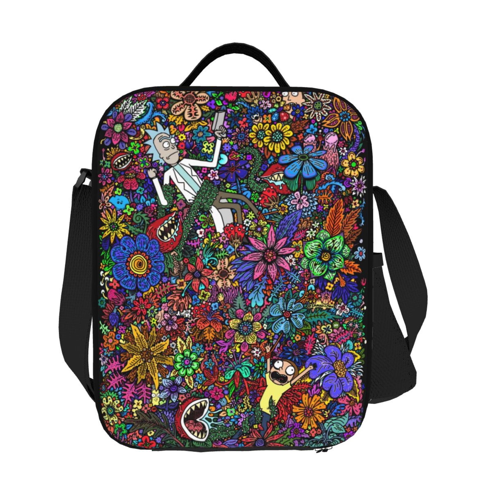 Rick and Morty Lunch Box Insulated Lunch Bag Cute Lunch Box Suitable ...