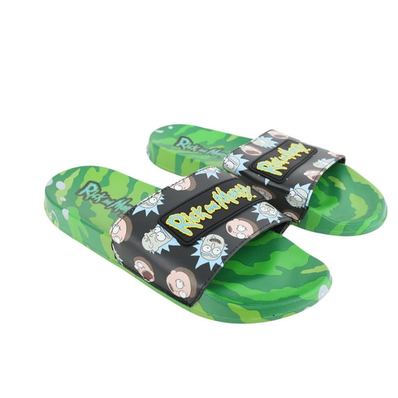 Rick and Morty Mens Soccer Slides Sandals, Sizes 7-13 - Walmart.com