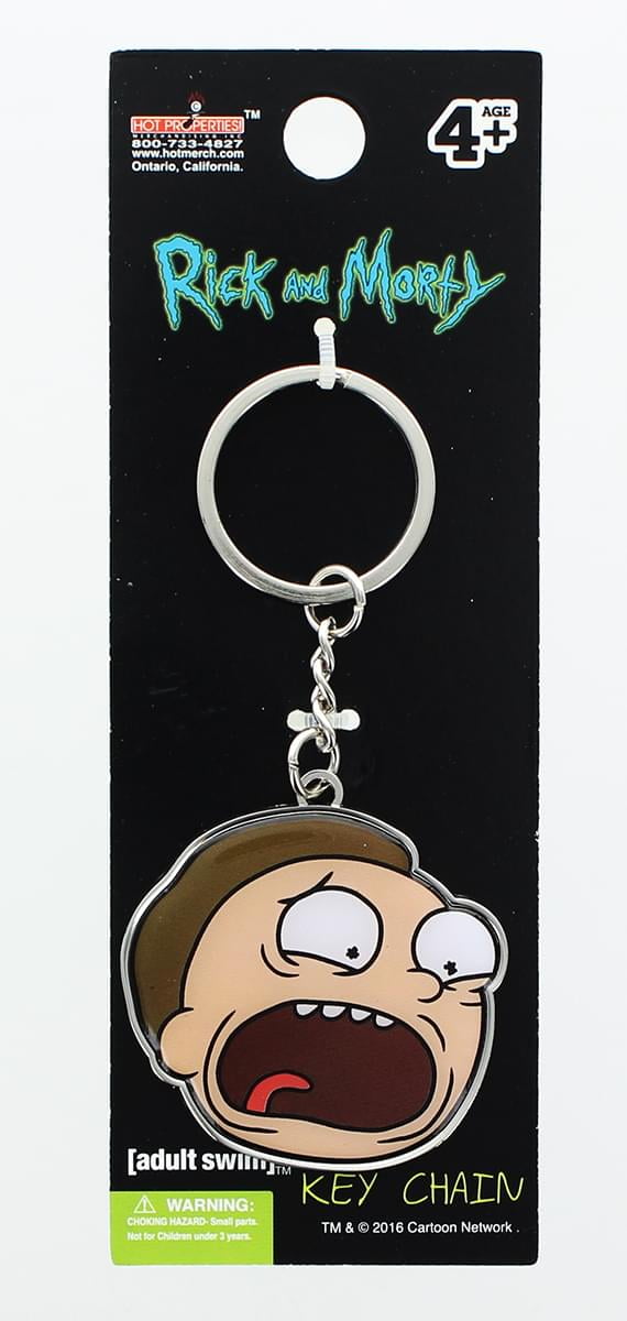 Rick and Morty Metal Keychain: Morty - Walmart.com