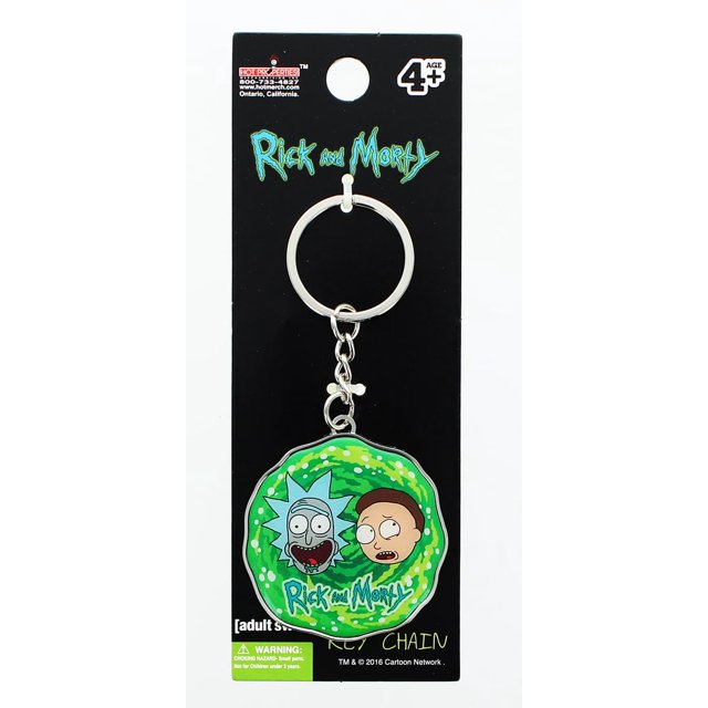 Rick and Morty Metal Keychain: Portal - Walmart.com