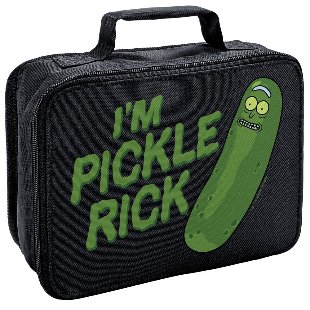 Rick and Morty Pickle Pick Insulated Soft Sided Lunch Box - Reusable ...