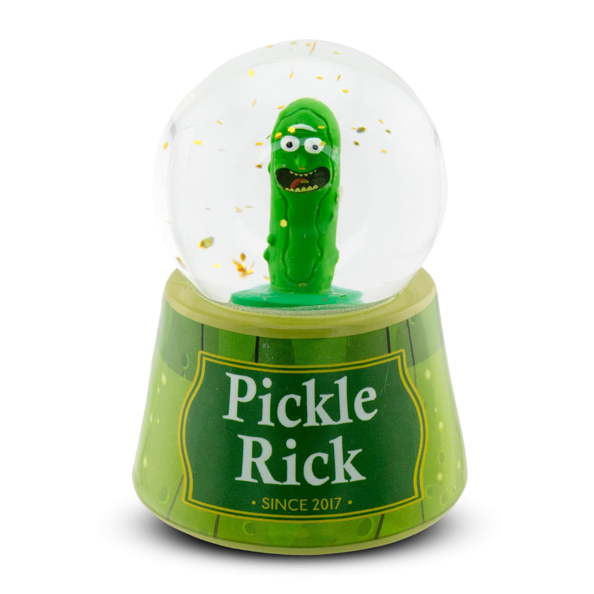 Rick and Morty Pickle Rick Light-Up Mini Snow Globe | 3 Inches Tall ...