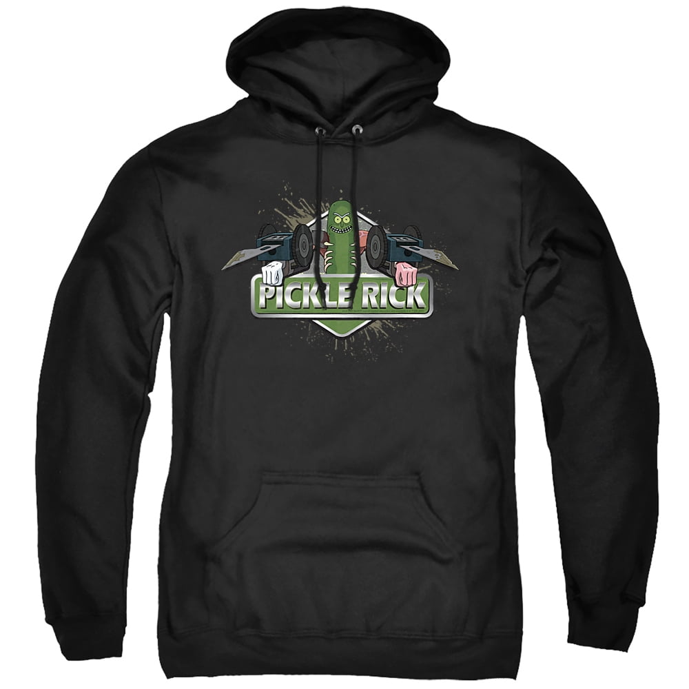Rick and Morty Pickle Rick Unisex Adult Pull-Over Hoodie, Pickle Rick ...