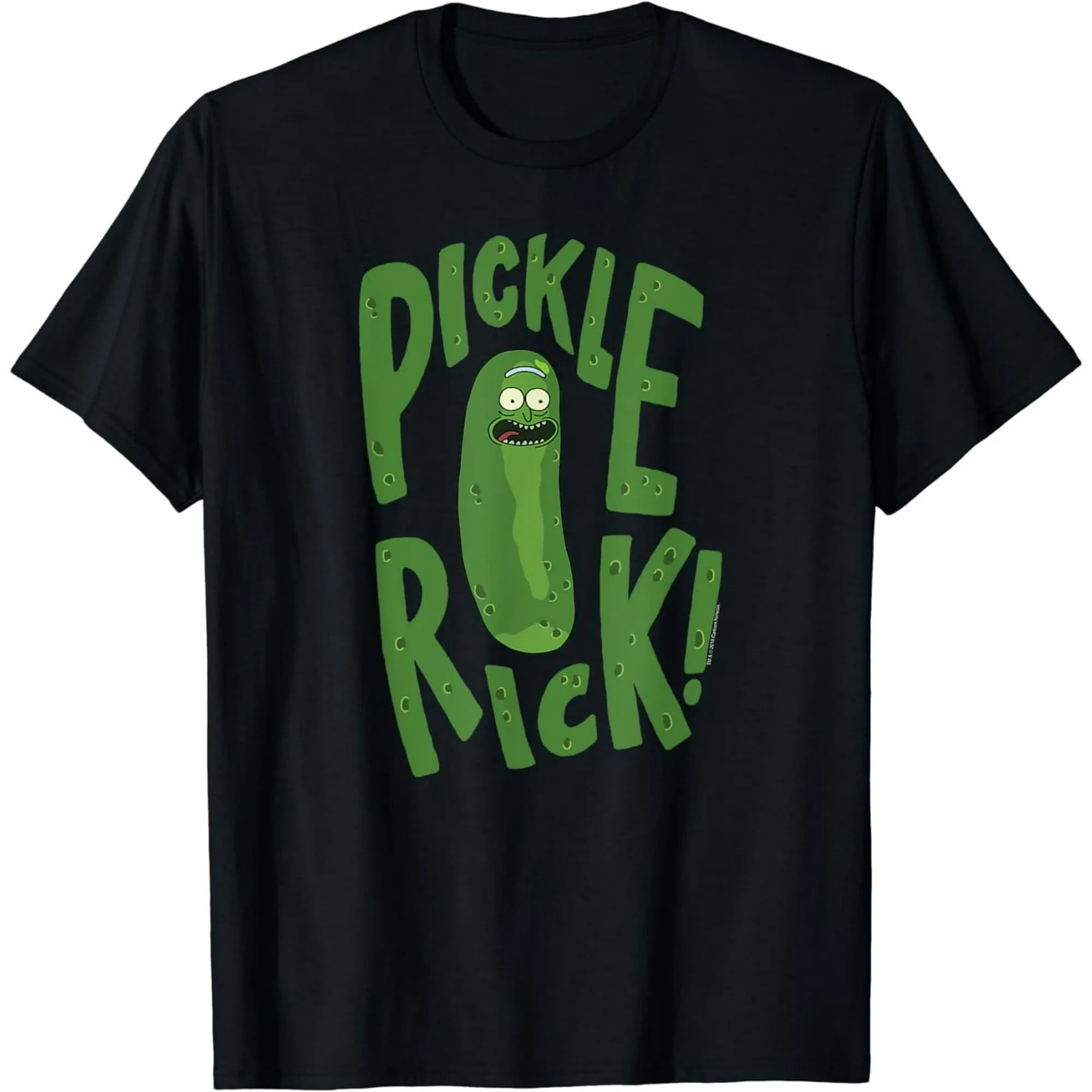 Rick and Morty Pickle Rick Warts Pure cotton T-Shirt - Walmart.com