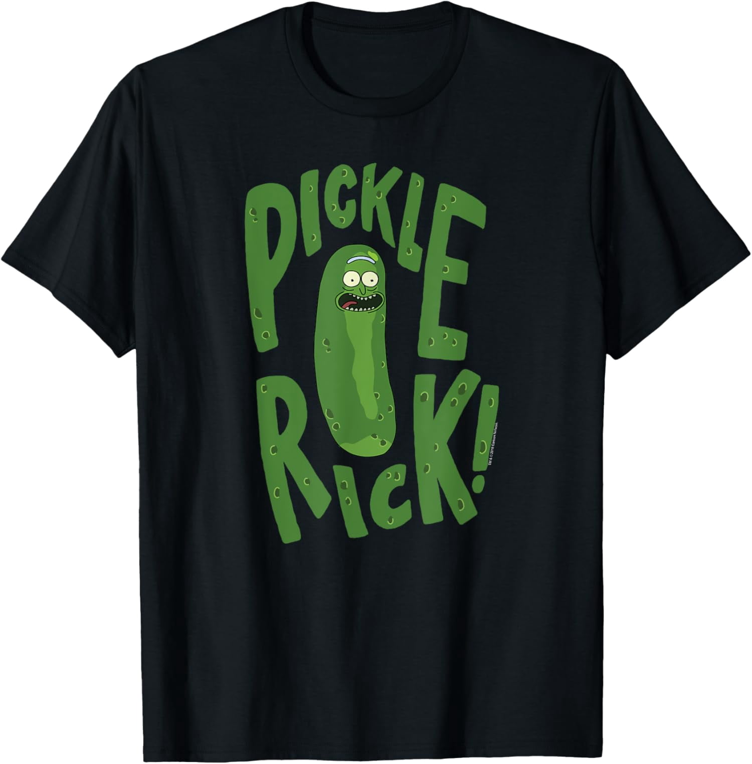 Rick and Morty Pickle Rick Warts T-Shirt - Walmart.com