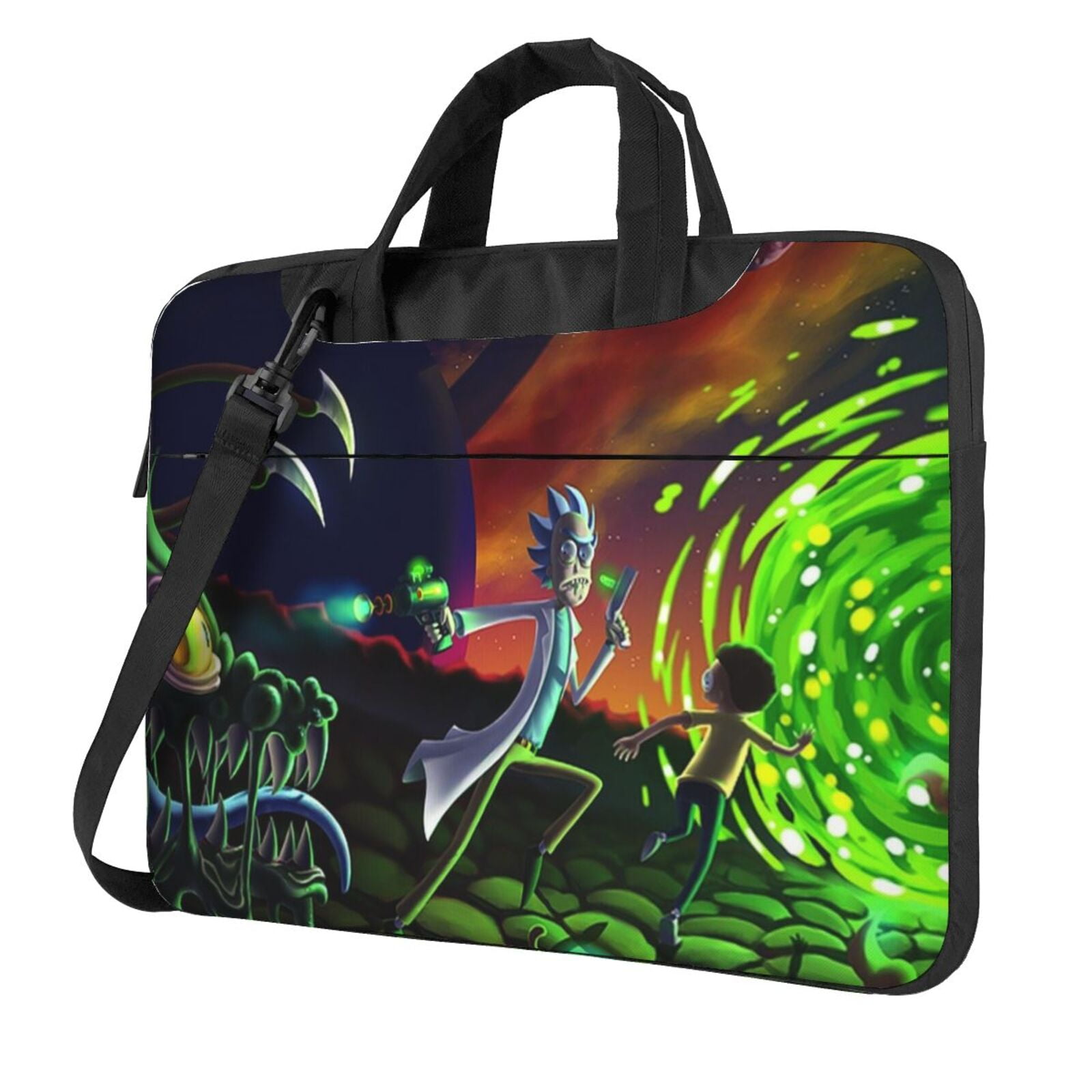 Rick and Morty Portable Laptop Bag Shoulder Laptop Case Sleeve ...