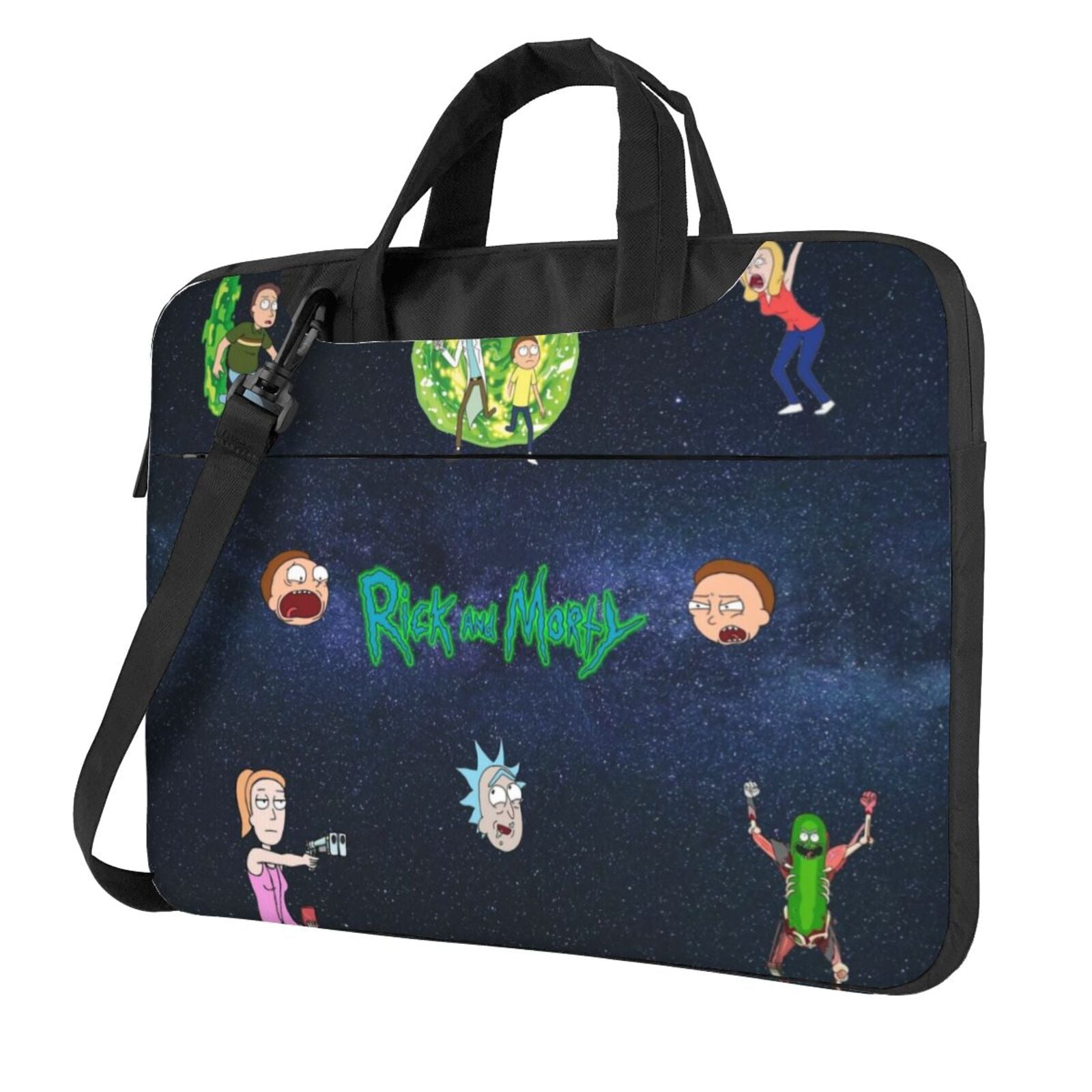 Rick and Morty Portable Laptop Bag Shoulder Laptop Case Sleeve ...