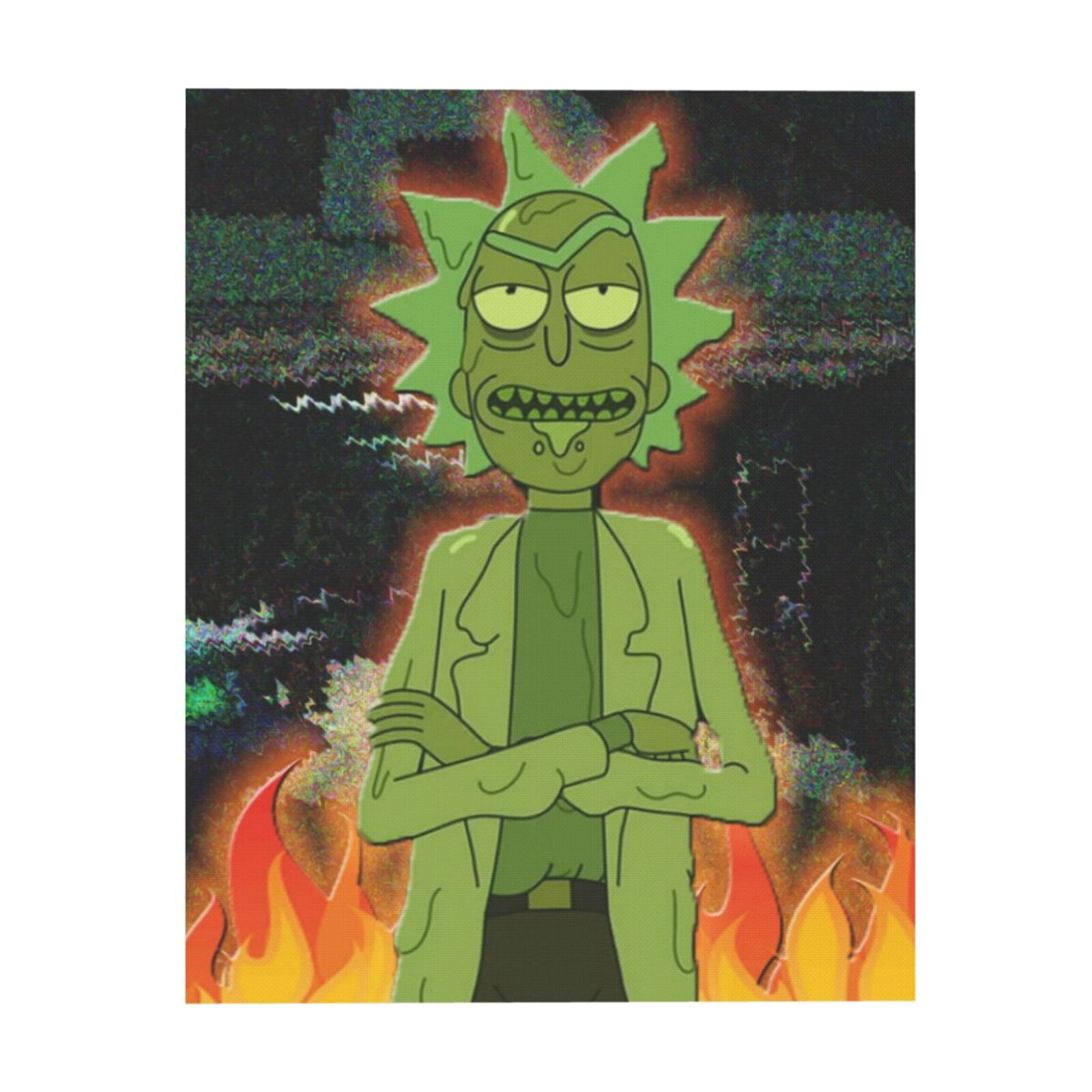 Rick and Morty Poster , HD Print Canvas Art for Home Bedroom Playroom ...
