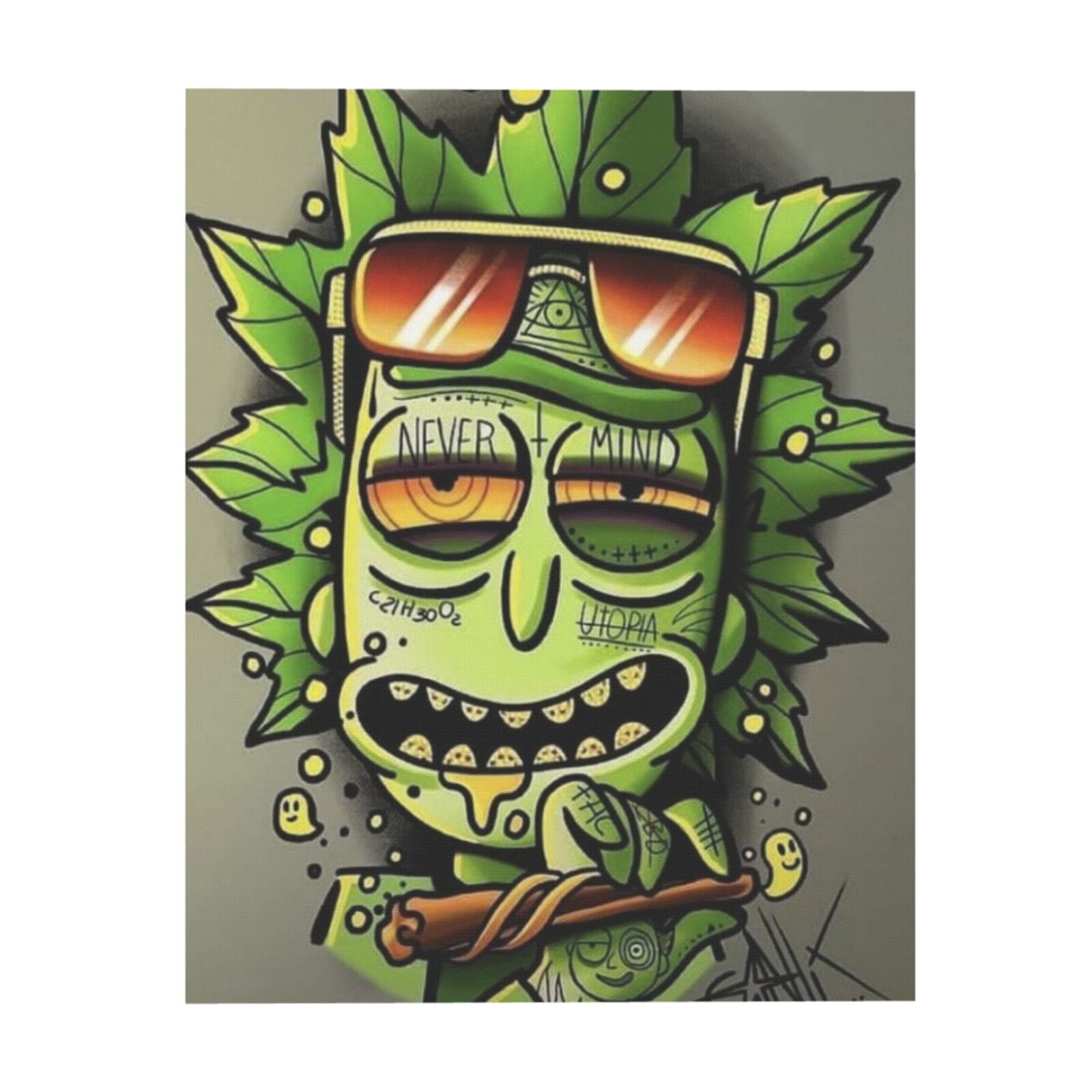 Rick and Morty Poster , HD Print Canvas Art for Home Bedroom Playroom ...