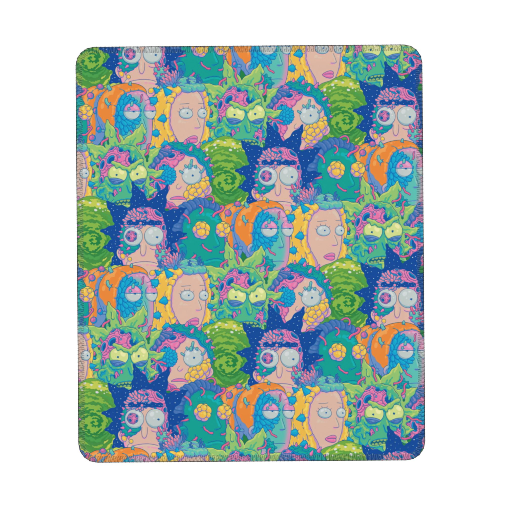Rick and Morty Rubber Lock Edge Mouse Pad (Vertical) Office Mouse Pad ...